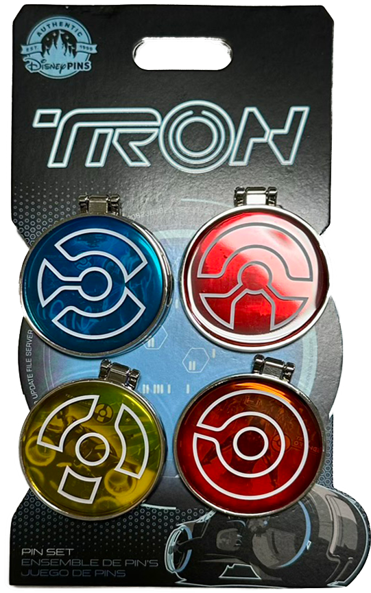 60502 - Tron Opening Day Pin Set - TRON Lightcycle Run - Grand Opening ...