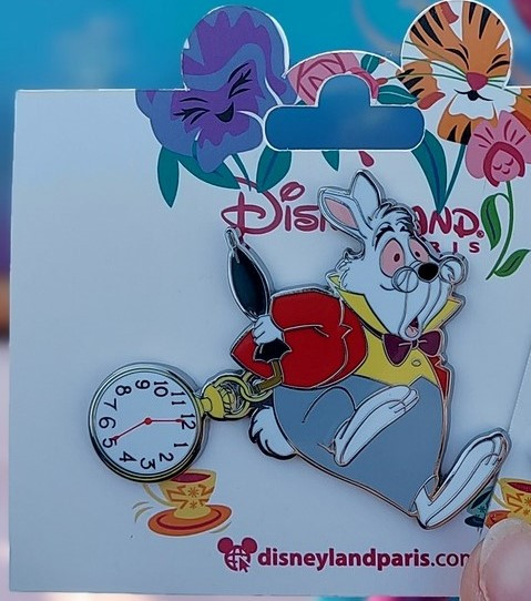 60528 - White Rabbit Running Late - Alice in Wonderland - Disneyland Resort Paris Disney Pin