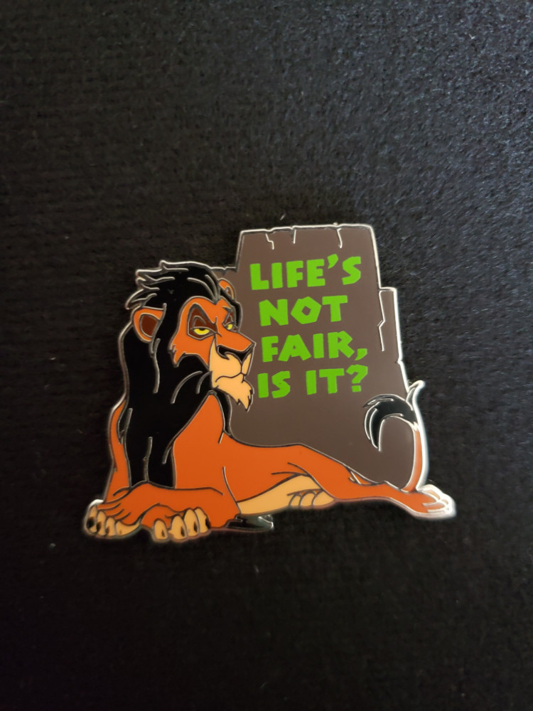 60553 - Scar - Life’s not Fair, is it? - The Lion King 25th Anniversary ...