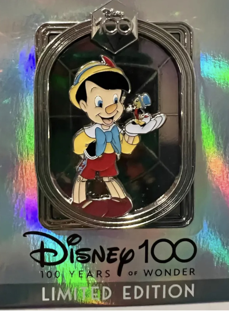 60588 - Pinocchio & Jiminy Cricket - Disney100 Celebrating 100 Years ...