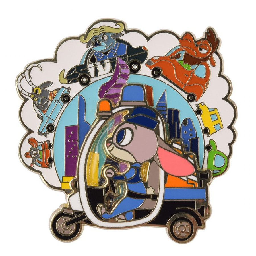 60694 - Zootopia - Judy Hopps Police Car - Disney Pins Blog (DPB ...