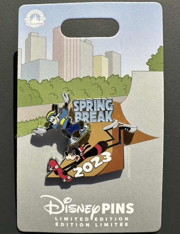 60715 - Max and Goofy - Spring Break - Walt Disney World Disney Pin