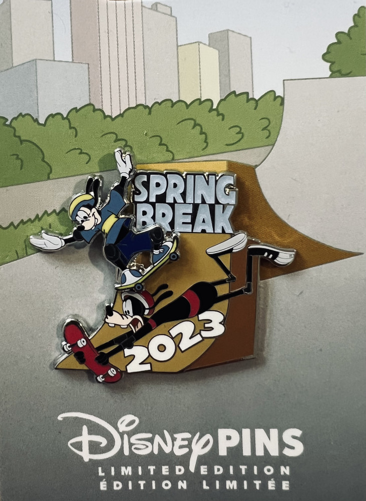 60715 - Max and Goofy - Spring Break - Walt Disney World Disney Pin