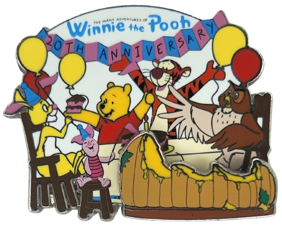 60733 - The Many Adventures of Winnie the Pooh 20th Anniversary - Attraction Anniversaries