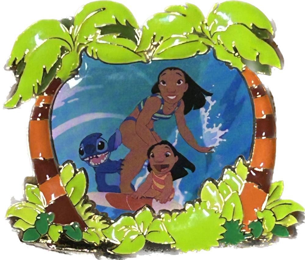 60762 - Lilo, Nani, and Stitch surfing - November 2017 Park Pack - Palm ...