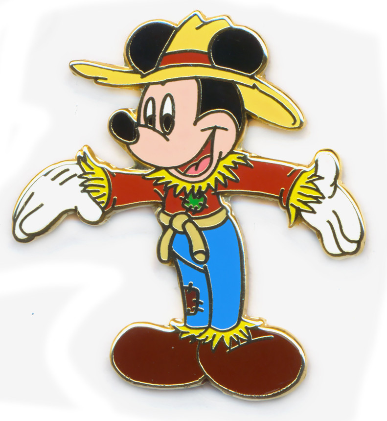 60884 - Mickey Mouse Dressed as a Scarecrow - Halloween 2000 - Walt ...