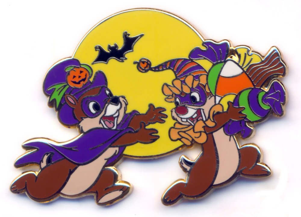 60925 - Chip chasing Dale with Candy - 2009 Halloween Booster Set ...