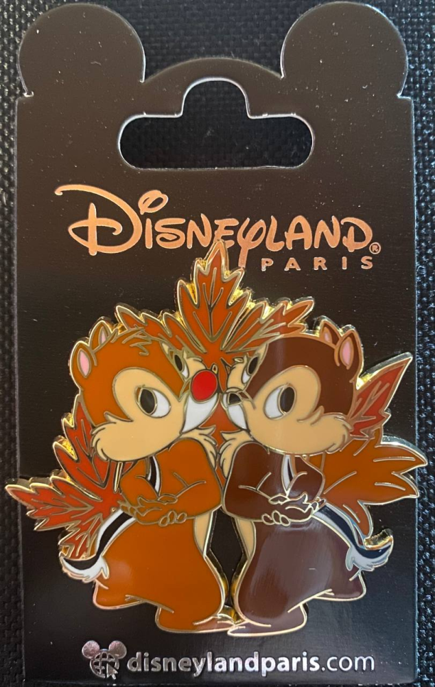 61003 - Chip and Dale with Autumn Leaves - Chip and Dale - Disneyland ...
