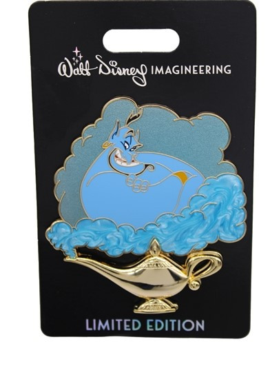 61327 - Magic Lamp Pin - Genie - Aladdin 30th Anniversary - Walt Disney ...