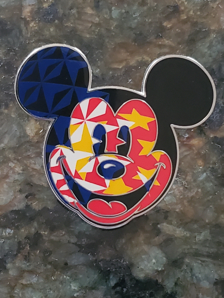 61736 - Mickey Mouse Icon - China - World Showcase Mickey Flag - Walt ...