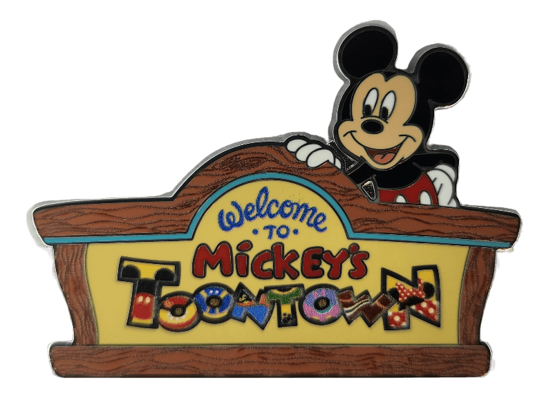 61844 - Mickey's Toontown - Toontown Welcome Sign - Disneyland Resort ...