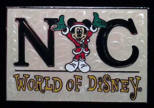 61853 - Santa Mickey NYC Logo - World Of Disney (NYC) - Disney Store US ...
