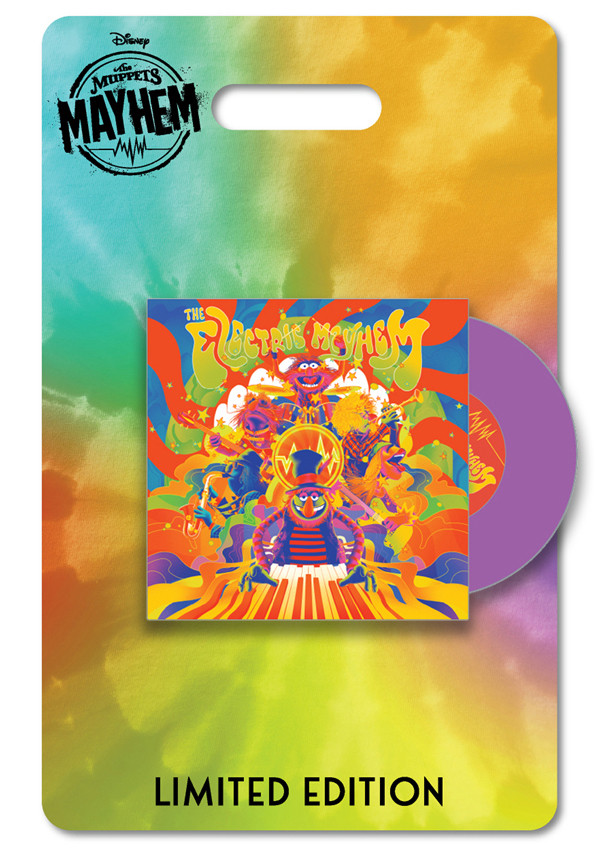 62034 - Electric Mayhem Vinyl Album Slider - The Muppets Mayhem - Walt ...