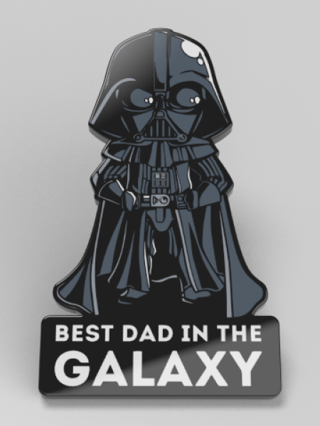 62245 - Best Dad in the Galaxy - TeeTurtle: Star Wars - Misc - Disney ...