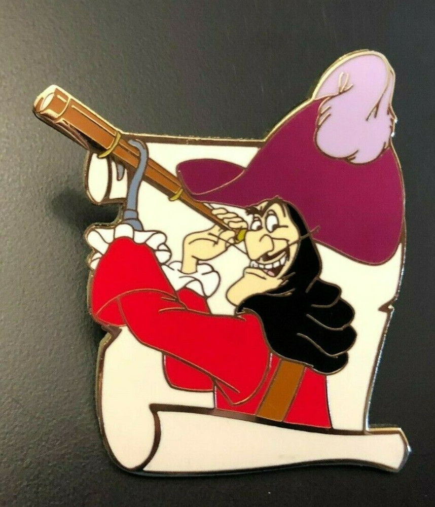 62323 - Captain Hook with a Telescope atop a Map - Villain Series ...