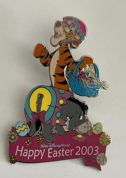 62349 - Eeyore and Tigger Winnie the Pooh 2003 Happy Easter Pin ...