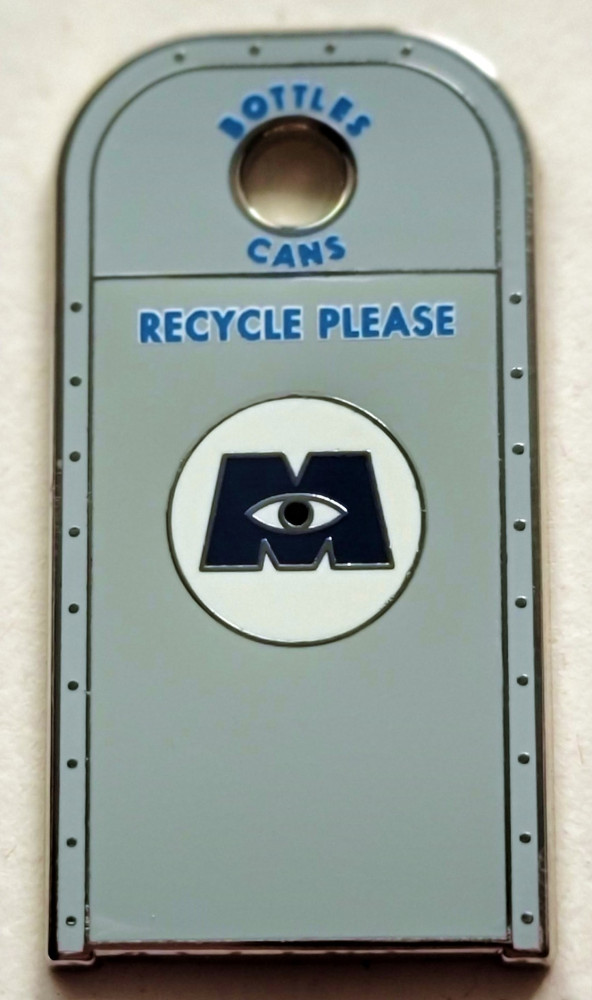 62554 - DCA - Monsters Inc - Disneyland Recycling Bins Collection ...