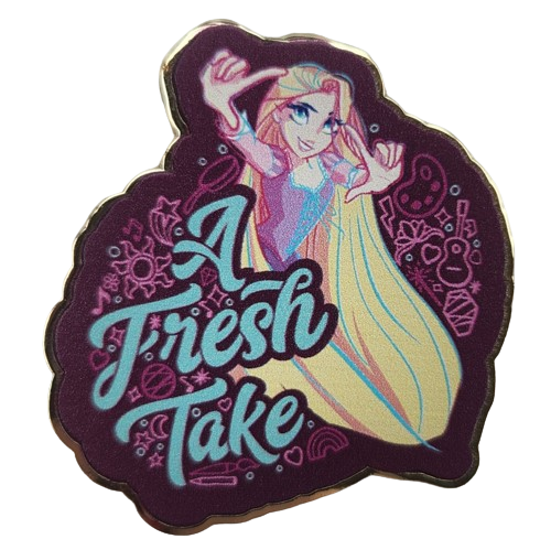 62567 - A Fresh Take - Rapunzel ONLY - Princess Graffiti Lanyard ...