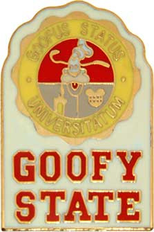 62654 - Goofy State University - Goofy - Misc - Disney Licensed Disney Pin