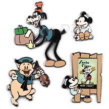 Set #6 - Dippy the Goof, Orphan, Fiddler Pig, Christmas Eve - 2003 ...