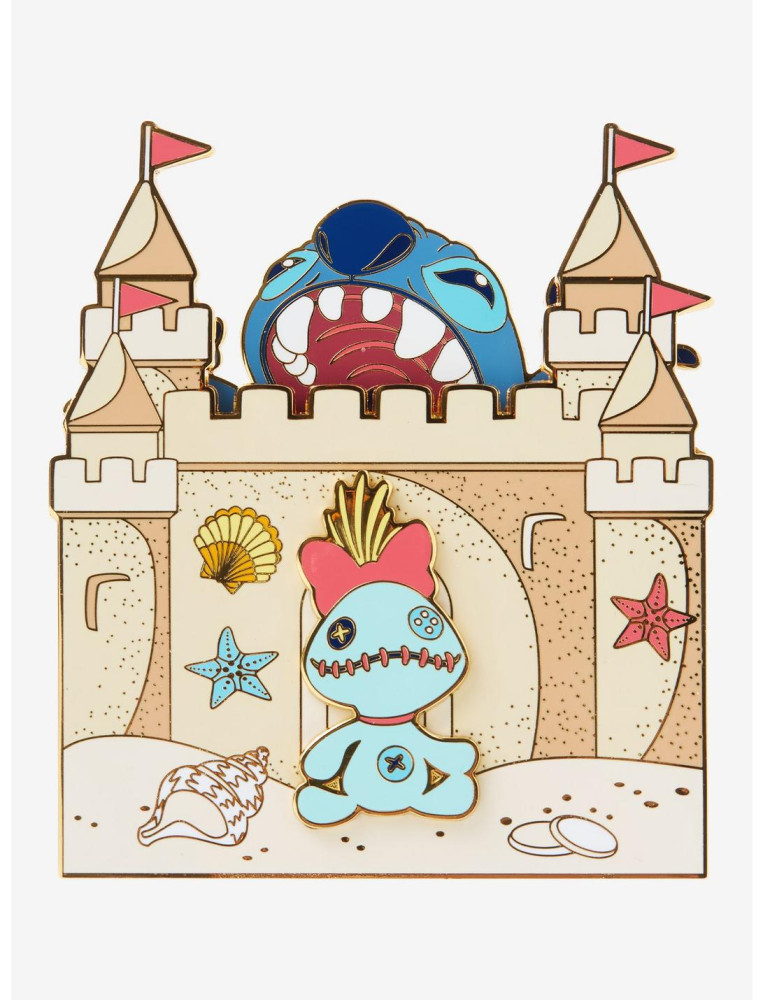 Stitch and Scrump Sandcastle - Loungefly - Collector Box | Pin & Pop