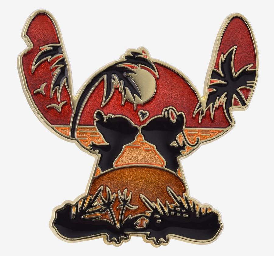 63350 - Angel & Stitch Sunset Silhouette - Boxlunch - Lilo & Stitch ...