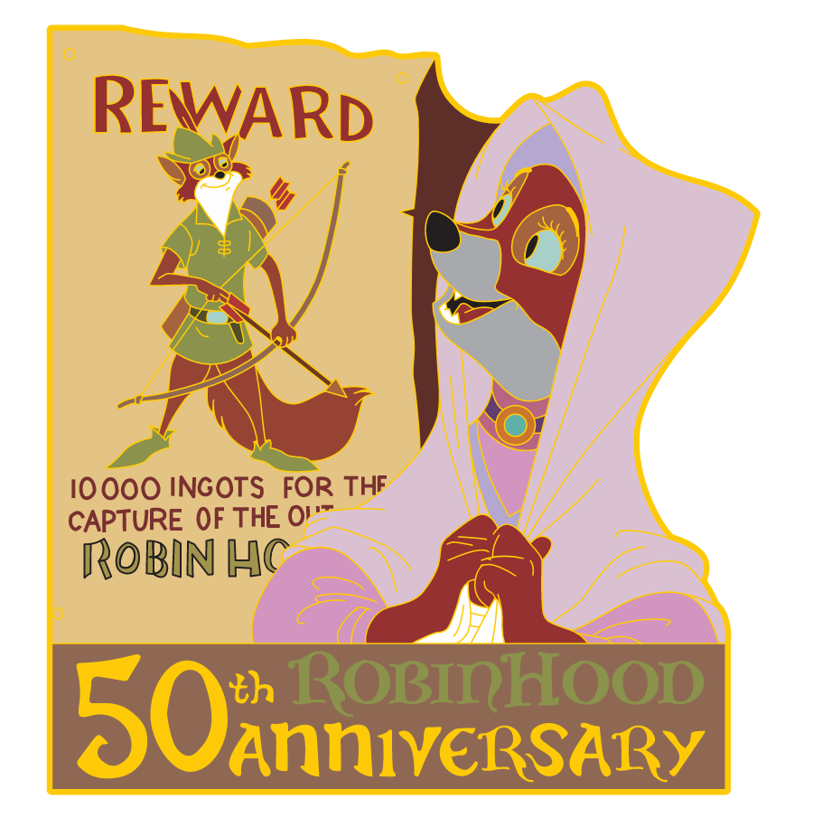 63503 - Robin Hood 50th Anniversary - Maid Marian and Poster - SDCC 2023 Exclusives - Misc ...