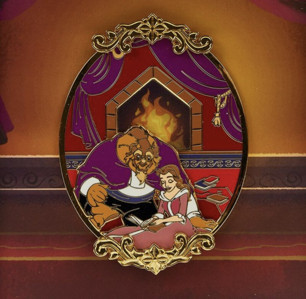 63553 - Belle and Beast Fireplace - Loungefly - Collector Box ...