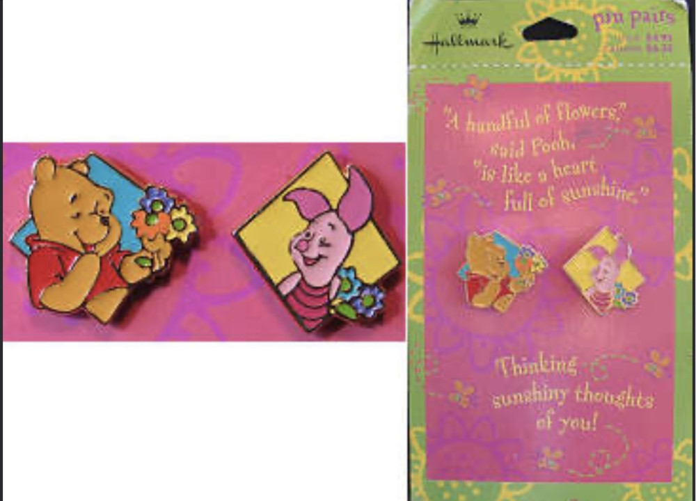 63561 - Hallmark Winnie the Pooh and Piglet Pin Set - Full Set - Misc ...