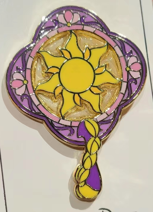 63767 - Rapunzel - Stained Glass Hand Paddle Fan - Shanghai Disney ...