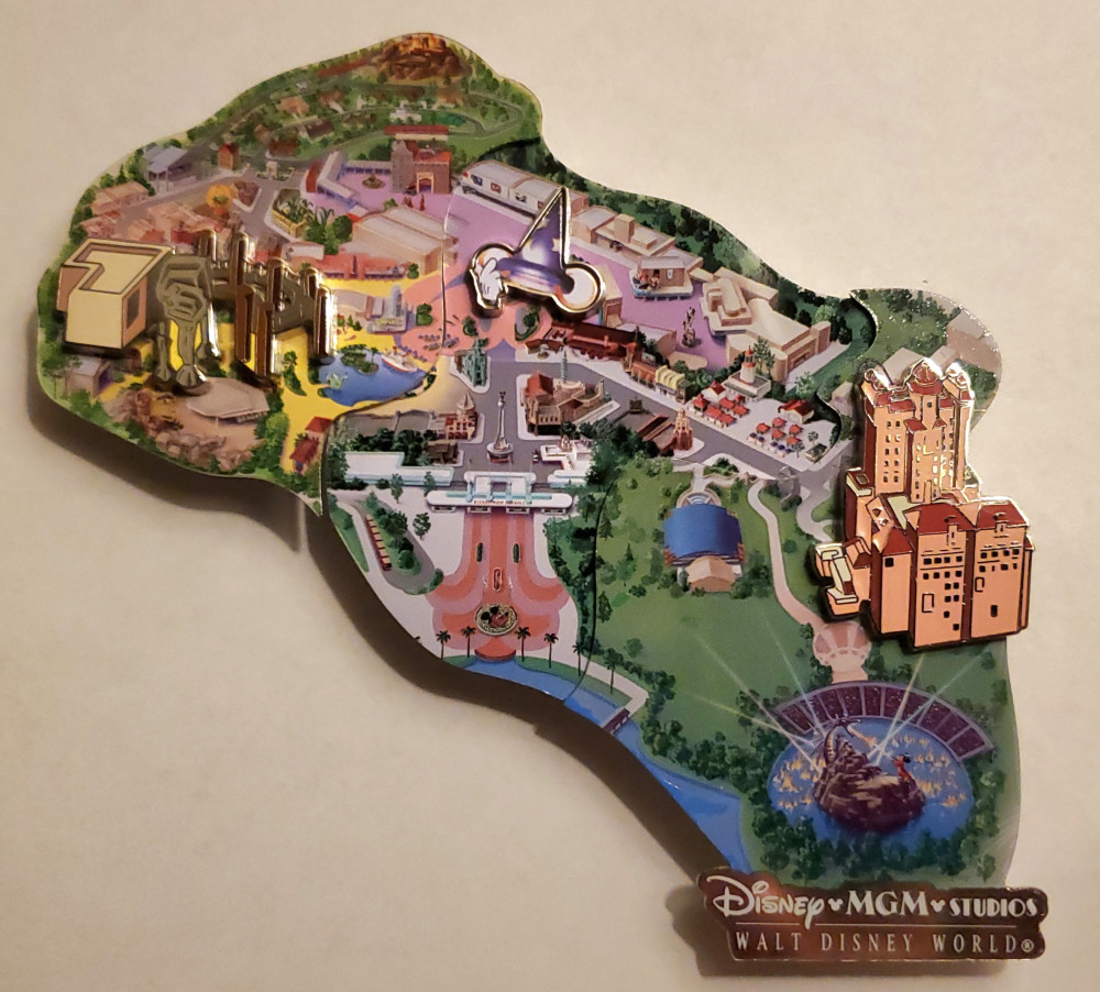 63840 - #12 - MGM Studios Map - Full Set - Cast Member Atlas - Walt ...