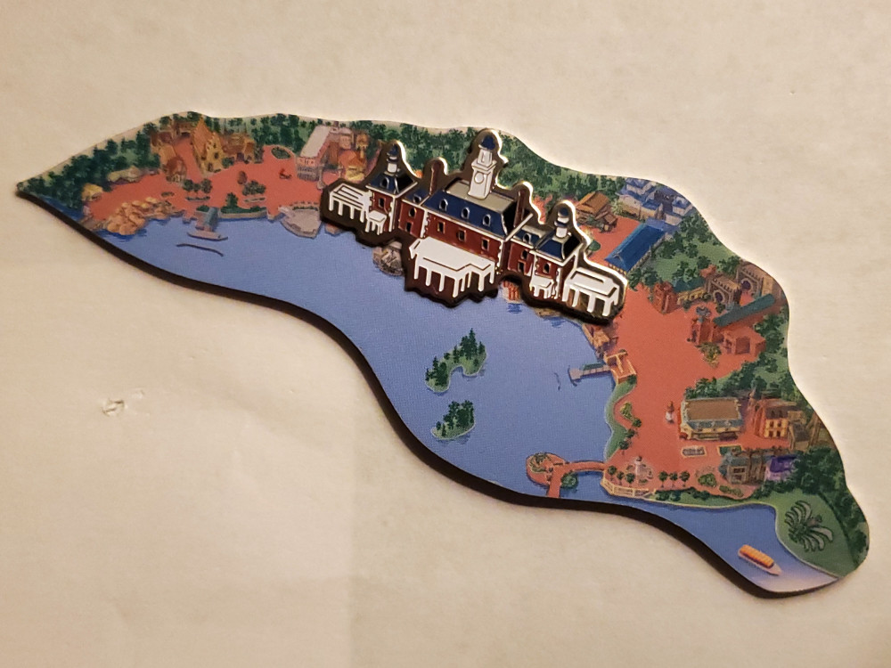 63849 - #6 - Epcot Map - American Pavilion - Cast Member Atlas - Walt ...