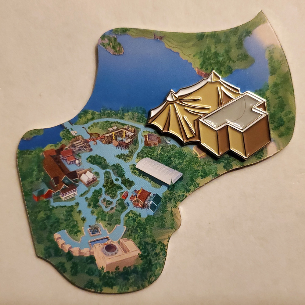 63867 - #8 - Animal Kingdom Map - DinoLand U.S.A. - Cast Member Atlas ...