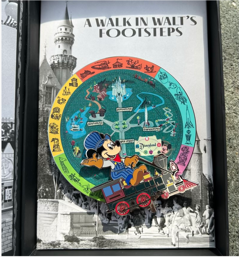64077 - Mickey - A Walk in Walt’s Footsteps - Disneyland Resort Disney Pin