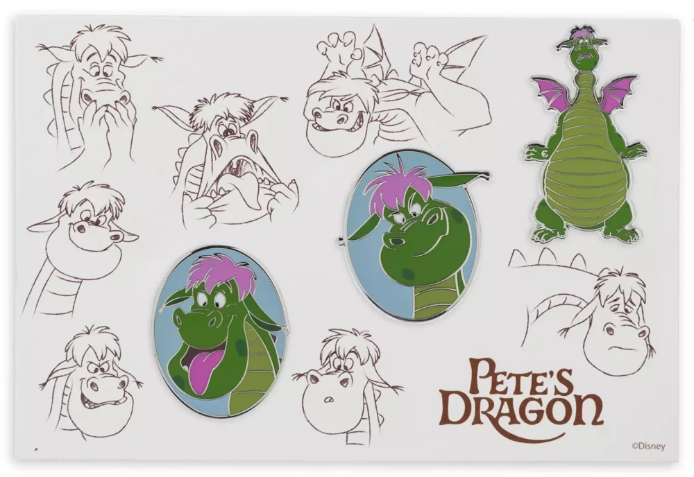 64098 - 1970s - Elliott from Pete's Dragon Sketch Set - Full Set ...