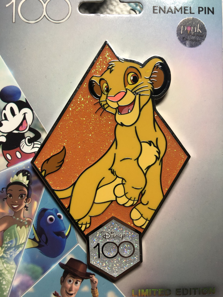 64136 - Young Simba - Pink A La Mode (PALM) - Disney100 Diamond Series ...