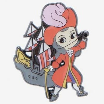 64401 - Captain Hook and Jolly Roger - BoxLunch - Pastel Villain Chibi ...