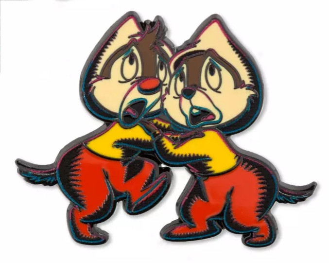 64741 - Donald Duck Scaring Chip & Dale Pin Set - Scared Chip and Dale ...