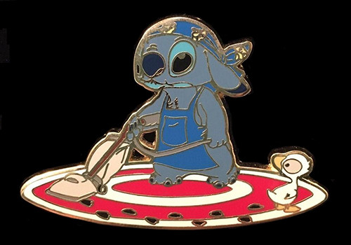 65297 - Stitch Vacuuming with Duckling - Stitch Working Around the ...