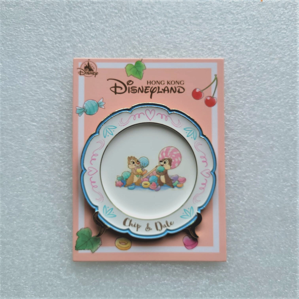 65321 - Chip and Dale Blue Plate Candy - Disney Plates 2023 Redemption ...