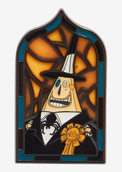 65363 - The Mayor of Halloweentown - The Nightmare Before Christmas Stained Glass Window Blind ...