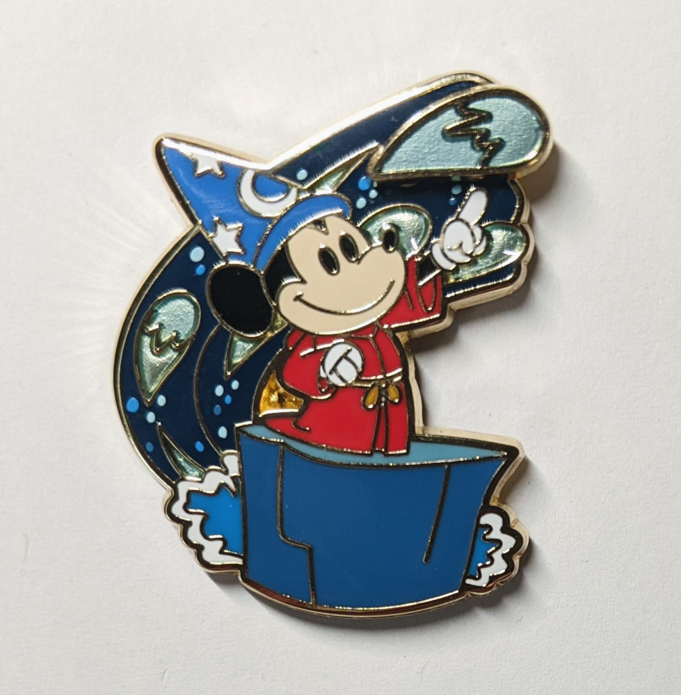 65368 - Sorcerer Mickey and Tinker Bell Pin Set - Sorcerer Mickey ONLY ...