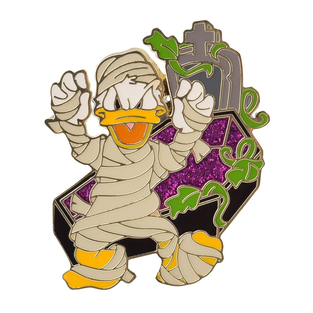 65640 - Mummy Donald with Coffin - Disney Pins Blog (DPB) Exclusives ...