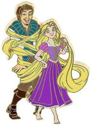 6573 - Flynn Tangled Up in Rapunzel's Hair - Tangled