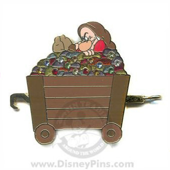 65793 - Grumpy - Gold Card Collection - Dwarfs Mine Cars - Walt Disney ...