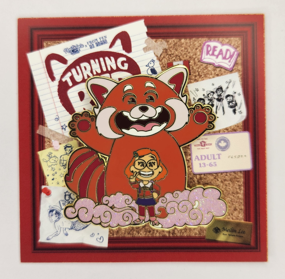 65809 - Turning Red - Meilin Lee and Red Panda Mei - Fantasy Pin Series ...