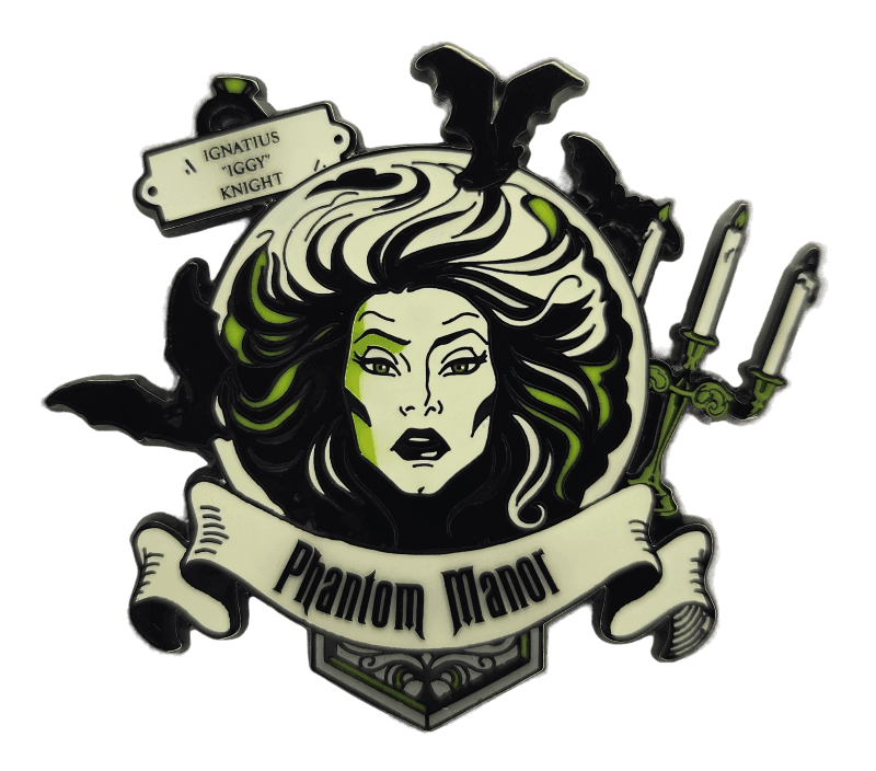 65811 - Glow in the Dark Phantom Manor Banner - Madame Leota and Bats - Phantom Manor ...