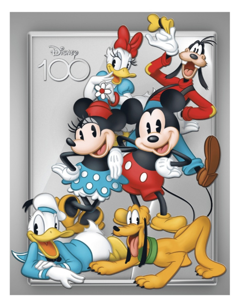 65866 - Mickey & Friends Shorts Sculpted Pin - Disney100 Walmart Blu ...