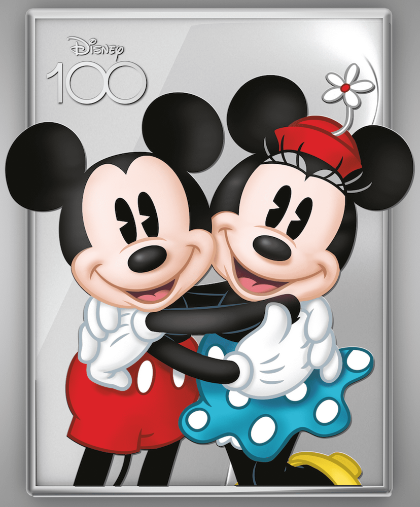 65877 - Mickey and Minnie Sculpted Pin - Disney100 Walmart Blu-ray ...
