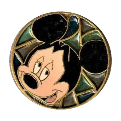 66082 - Mickey Mouse - Stained Glass Circle Pin series - Disney Store ...